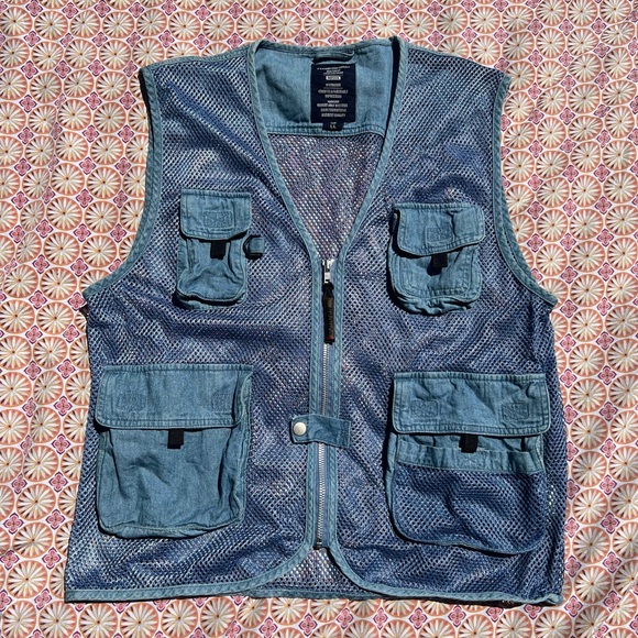 nepuca | Jackets & Coats | Vintage Nepuca Multi Pocket Mesh Utility ...